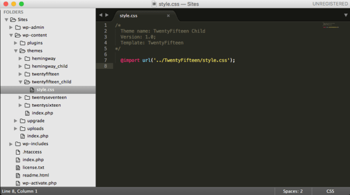 How to Create a Child Theme in WordPress