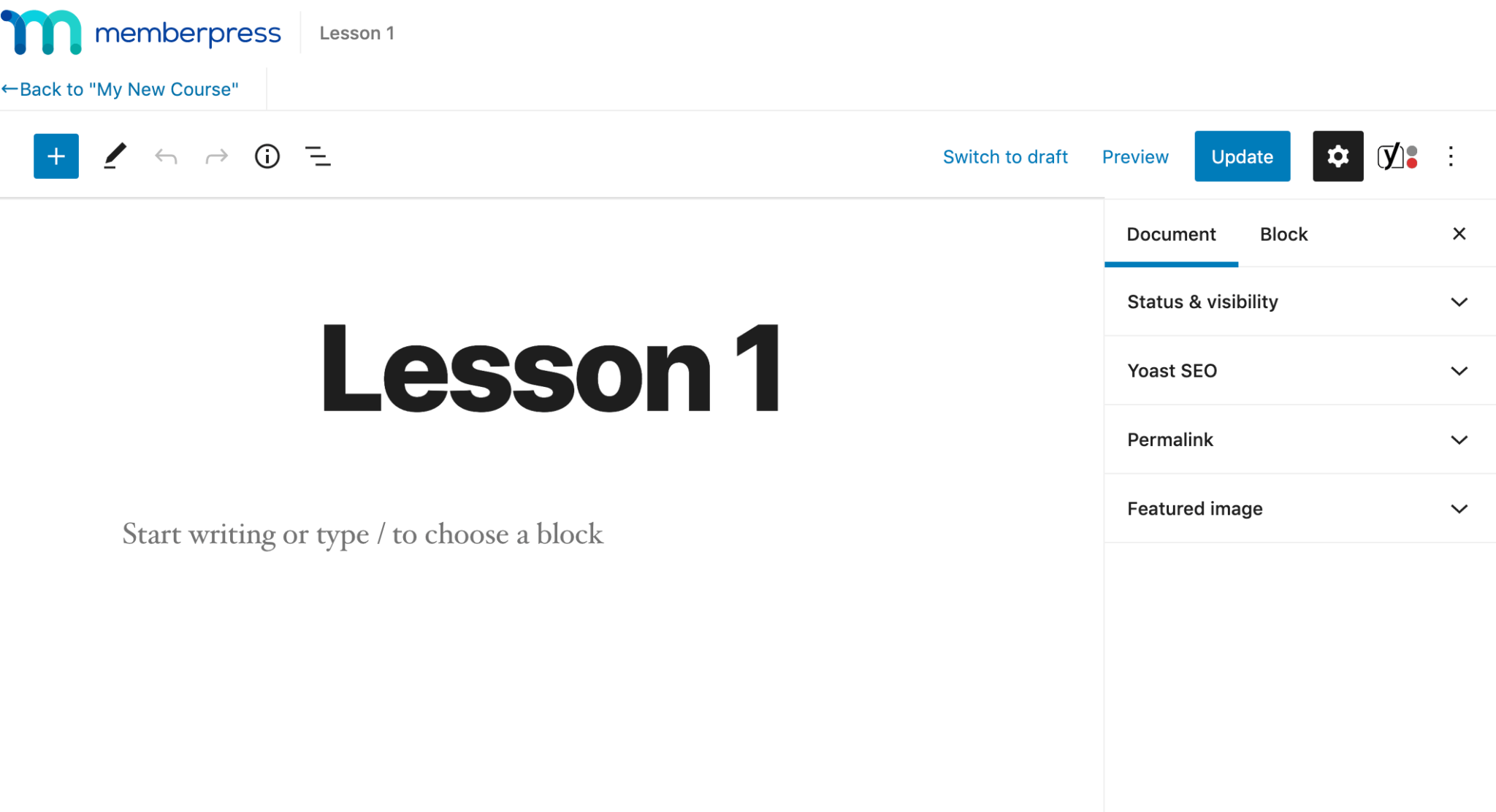 How to Use the MemberPress Visual Online Course Builder