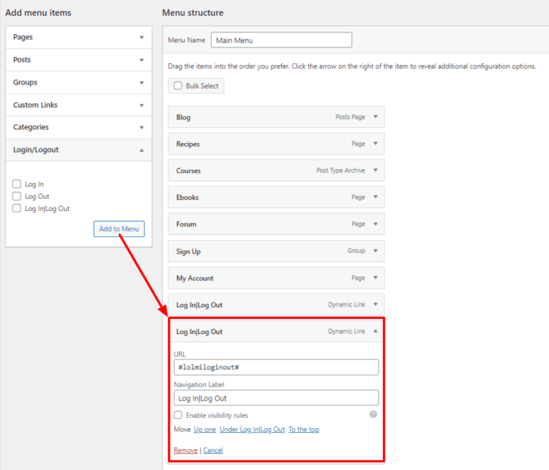 Lesson 8: How to Add a Sign-Up and Log-In Link to Your Menu | MemberPress