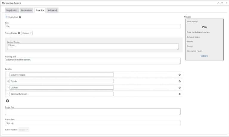 Lesson 7: How to Create a Membership Group and Pricing Page | MemberPress