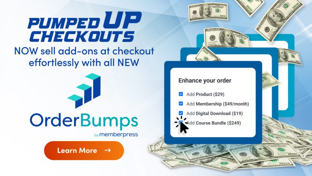 💰Cross-Sell in Your Sleep with NEW Order Bumps for MemberPress
