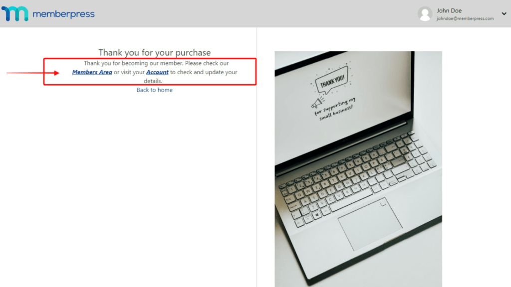 Customizing the Thank You Page with ReadyLaunch™ | MemberPress