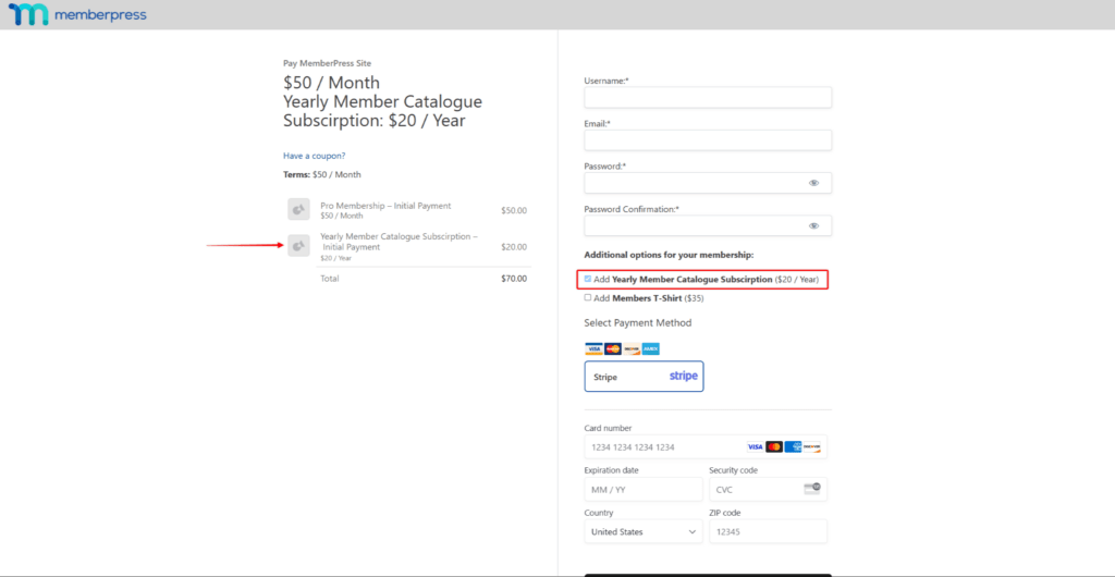 Sell Membership Add-ons With MemberPress Order Bumps
