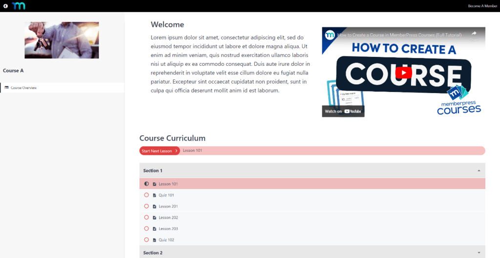 Creating MemberPress Courses