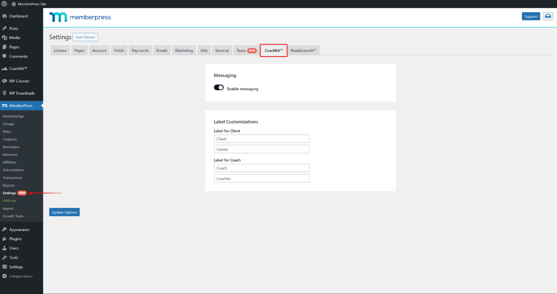 Enabling Features With MemberPress Add-ons