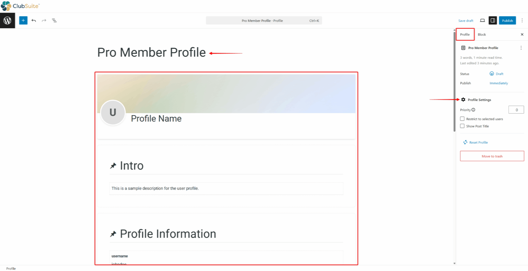 Creating Member Profiles With MemberPress | MemberPress