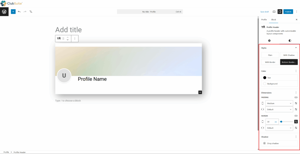 Designing MemberPress Profiles